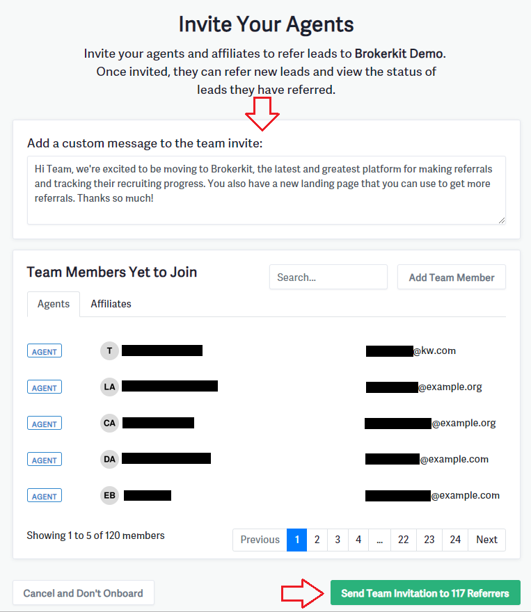 How to Invite (and Remind) Your Agents to Refer Using Brokerkit
